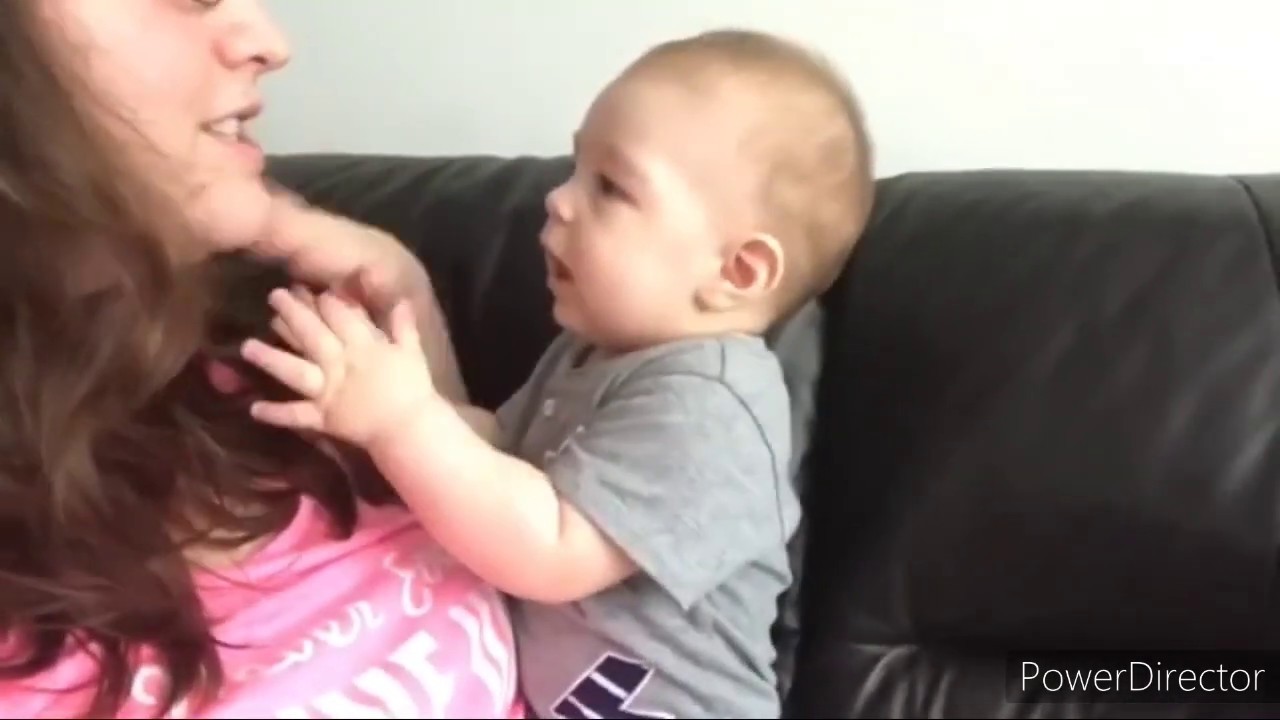 Woah Baby Get's emotional after hearing a Song! - YouTube