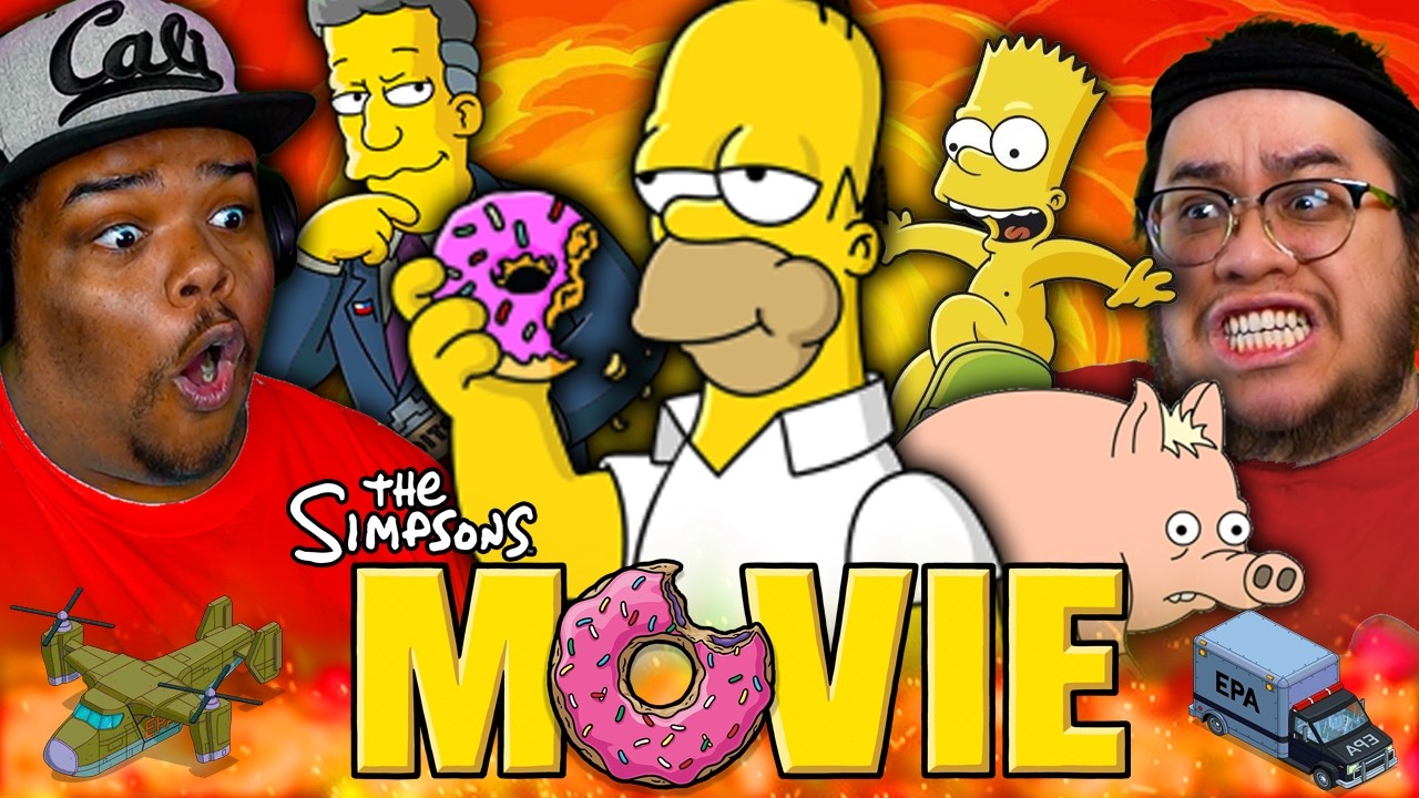 THE SIMPSONS MOVIE (2007) REACTION - YouTube