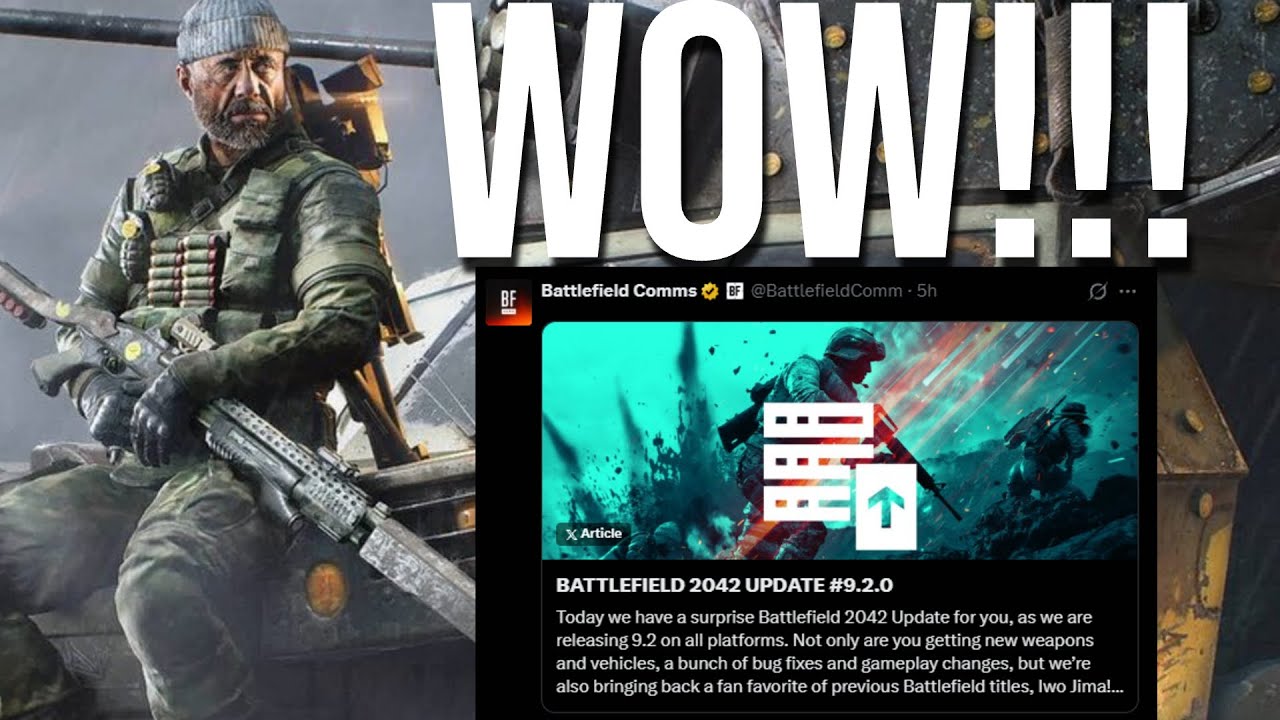 Dice Dropped 1 Last MASSIVE Update for Battlefield 2042...(New Map ...