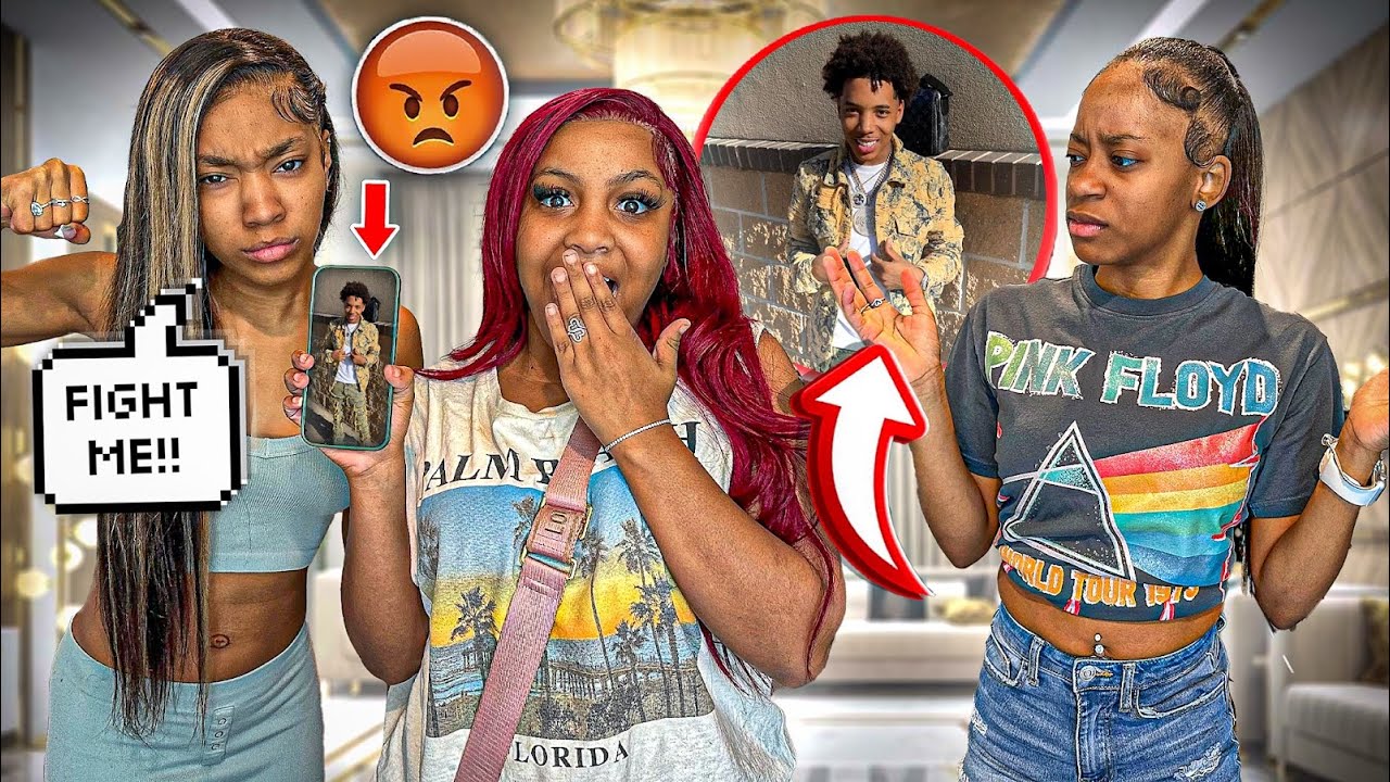 PUTTING MYA EX AS MY LOCK SCREEN PRANK*she gets mad - YouTube