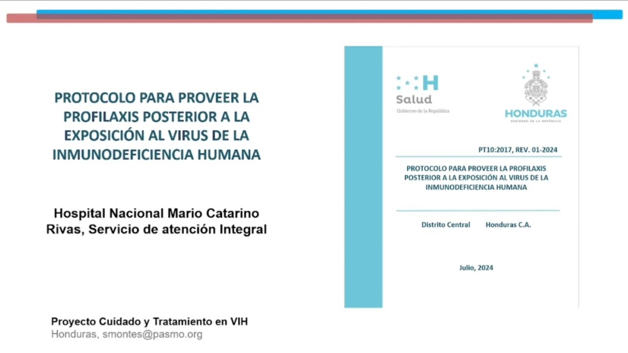 Protocolo de profilaxis post exposición VIH - YouTube