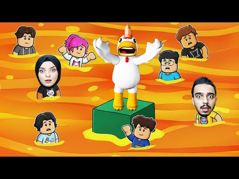 100 KİŞİ LAVIN İÇİNDE KALDIK SONA KALAN KAZANIR! 🔥😱