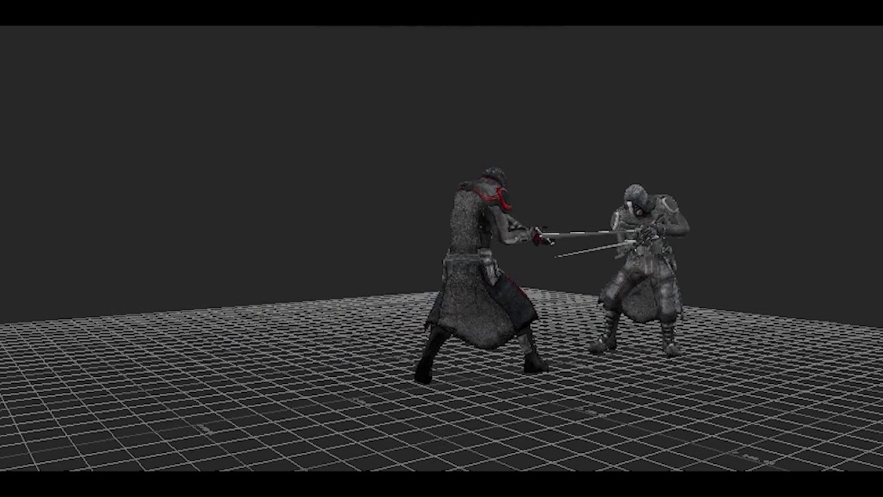 Fight Scene 2; New Models. - YouTube