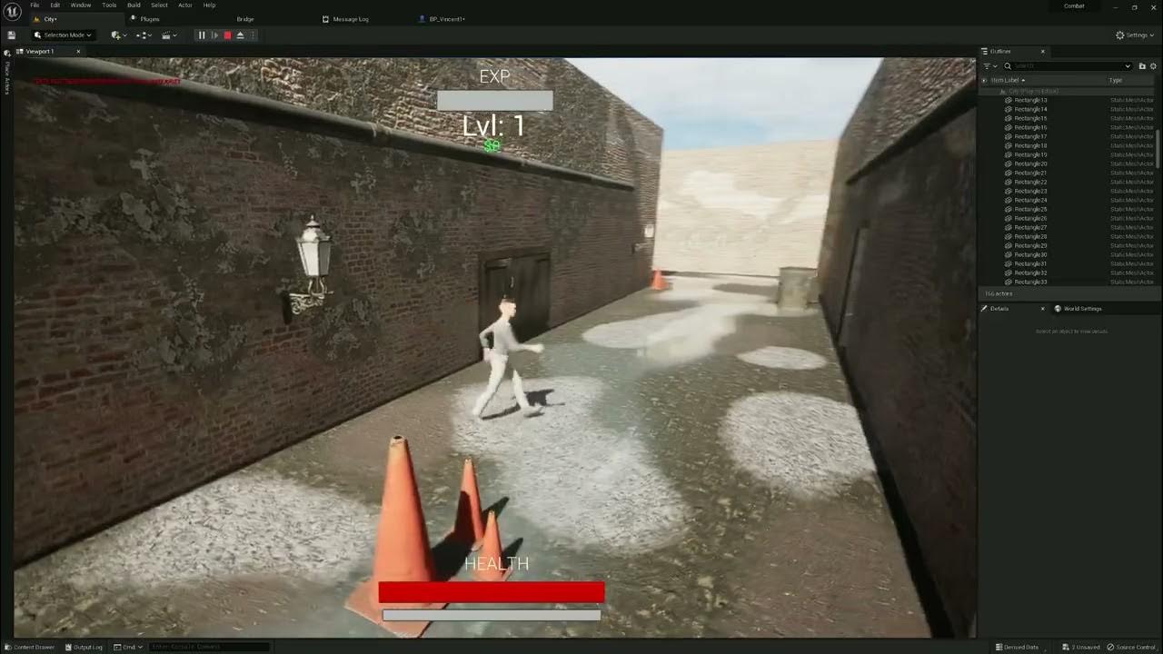 Combat Game Progress Ue5 Devlog 5 Ue5 Gamedev Indie Combat Fight Youtube