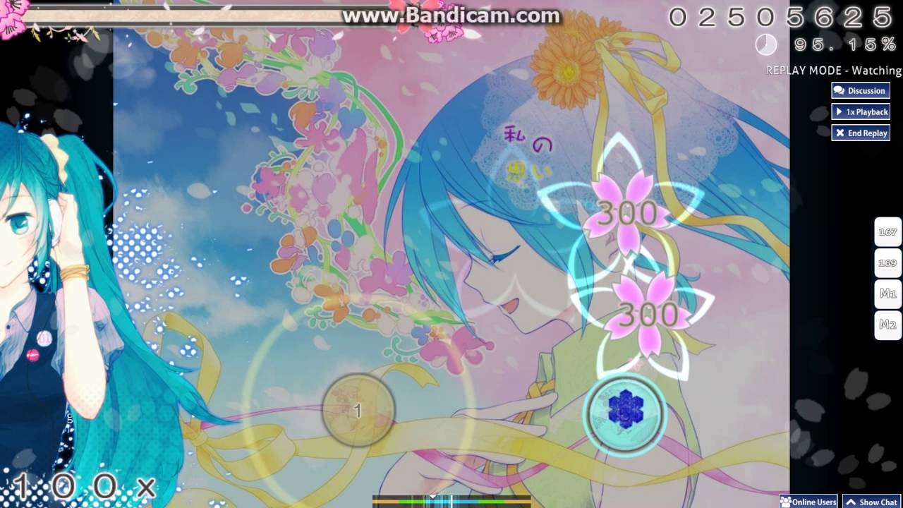 Hatsune Miku - Samidare Renka [Kana] Osu - YouTube