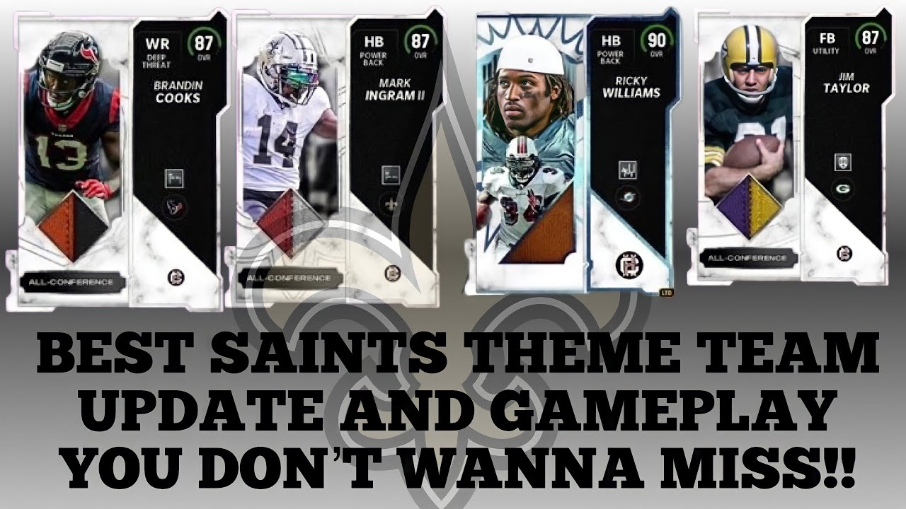 THE BEST SAINTS THEME GAMEPLAY CAMPUS HERO'S EDITION-MADDEN NFL 23 ...