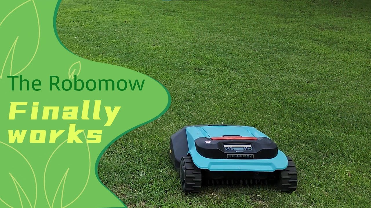 I got the Robomow robotic mower working again - YouTube