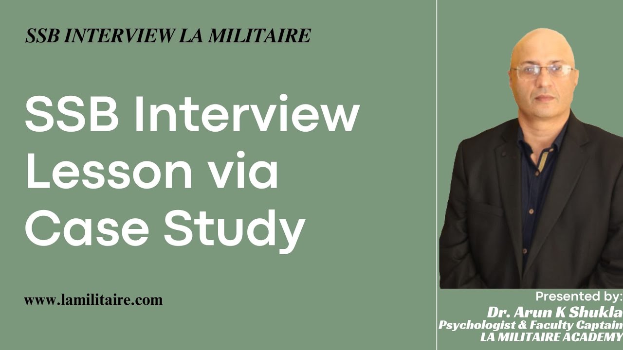 SSB Interview Lessons from a REAL CASE STUDY - YouTube
