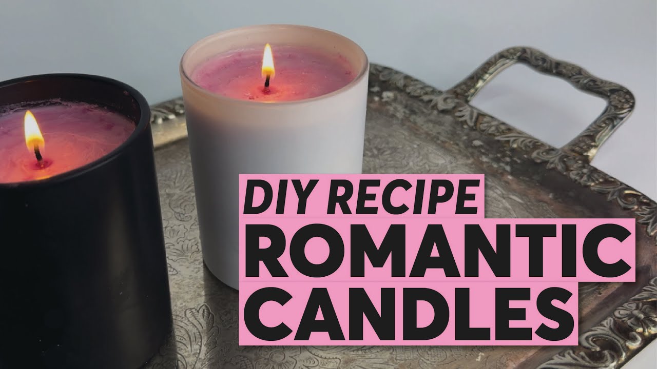 DIY ROMANTIC CANDLES🌹🕯️| New Directions Australia - YouTube