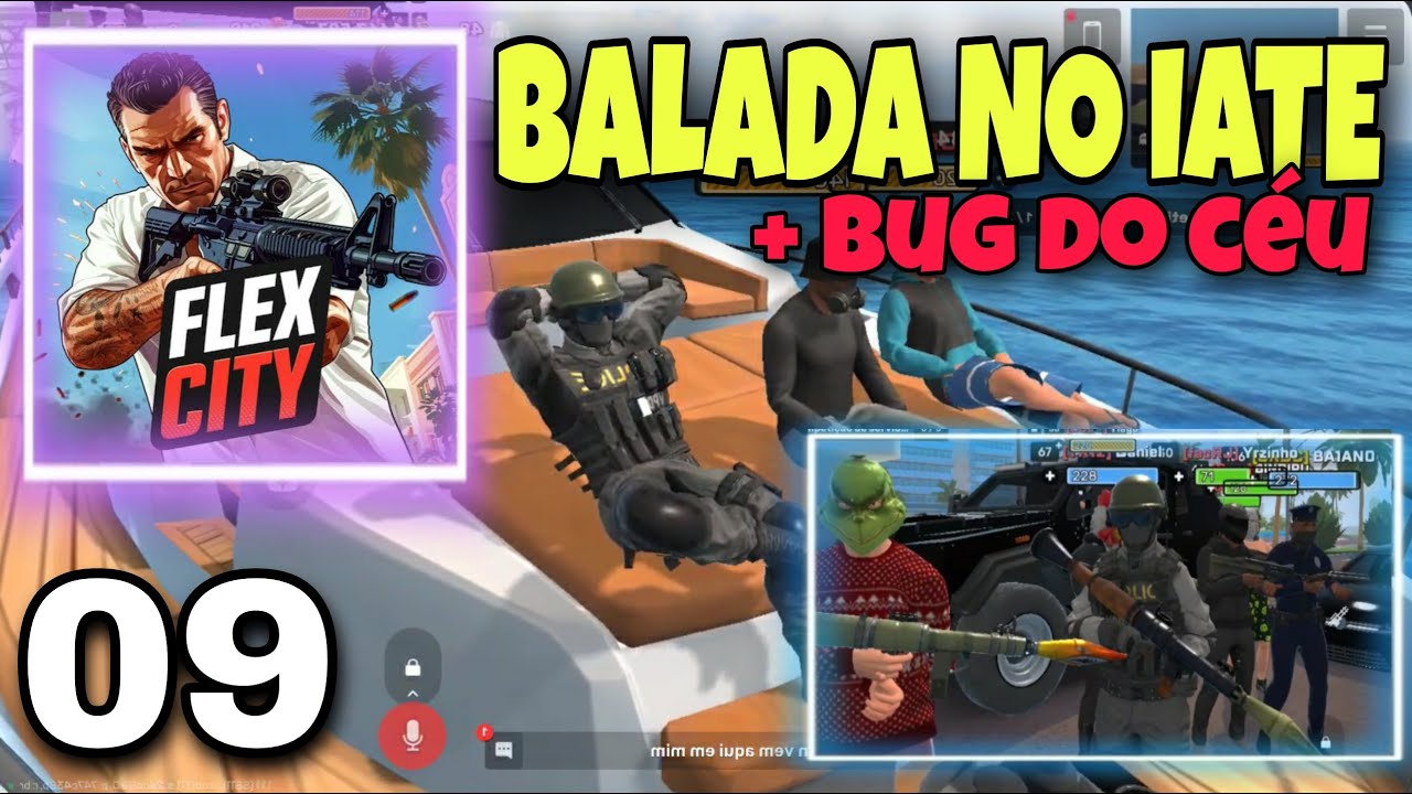 BUG DO CÉU + BALADA NO IATE / FLEX CITY VICE ONLINE PARTE 9 # ...