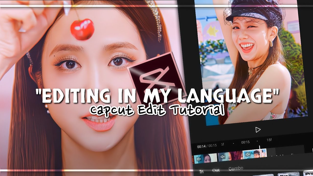 "Editing in my language" Trending Edit Capcut Tutorial || Jisoo Edit 🎀 ...
