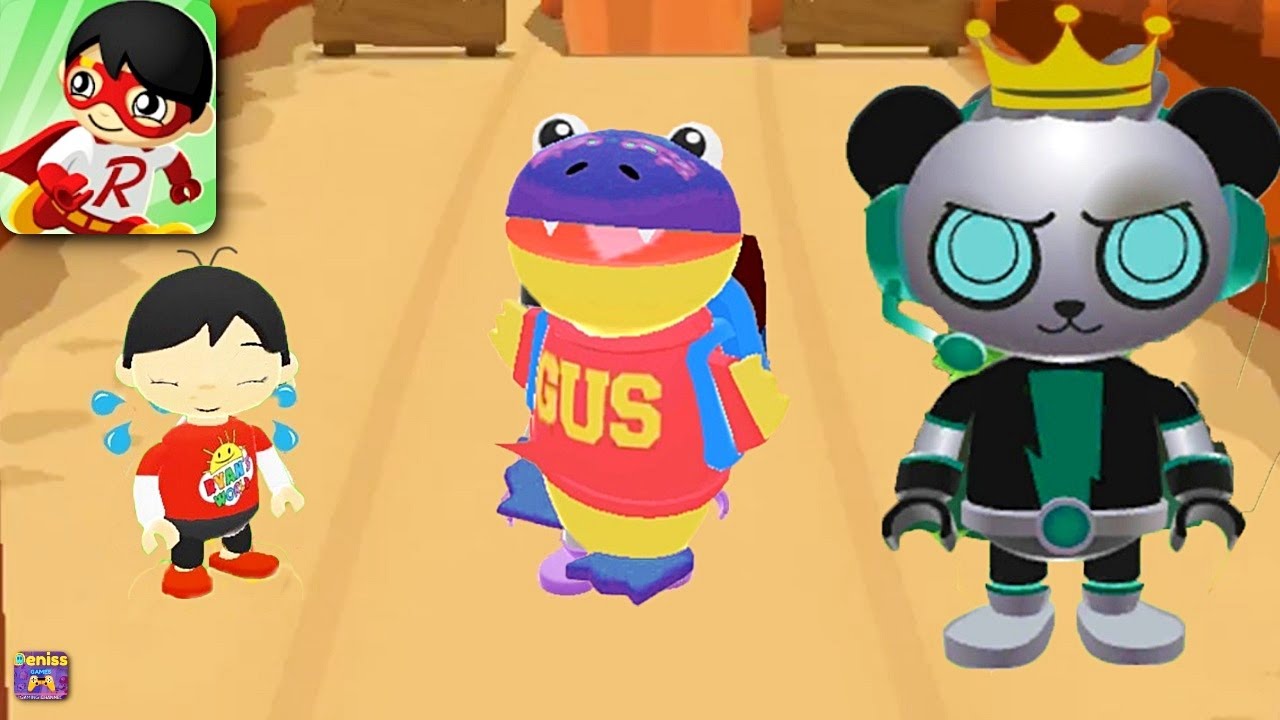 Tag With Ryan Robo Combo Panda Escape I Ryan's World Tour - YouTube