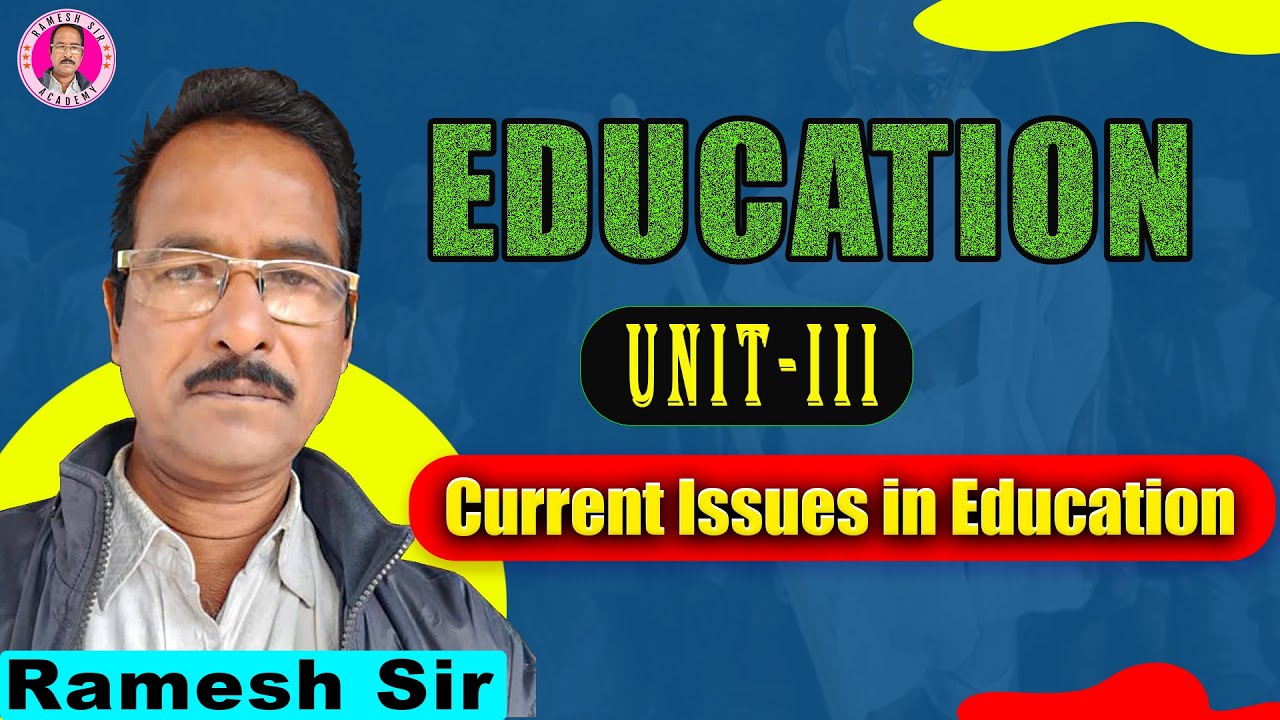 Universalisation of Elementary Education (UEE) and RTE Part-3 | Unit-3 ...