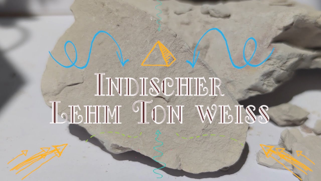Indischer Lehm Ton weiss - YouTube