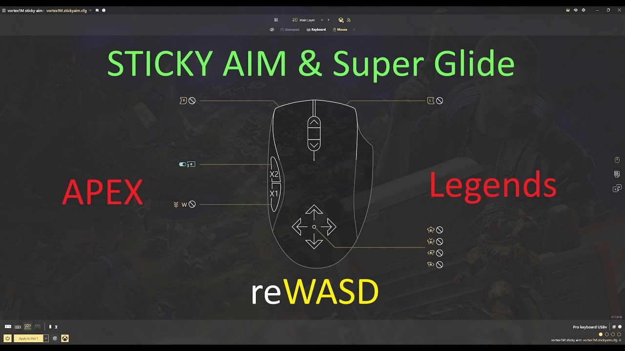How to get Aim Assist on Mouse: Sticky aim, Super Glide, Tap Strafe ...