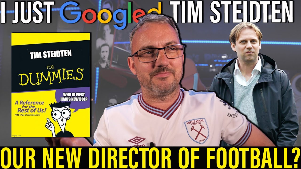 West Ham's new director of football | Just who the hell is Tim Steidten ...