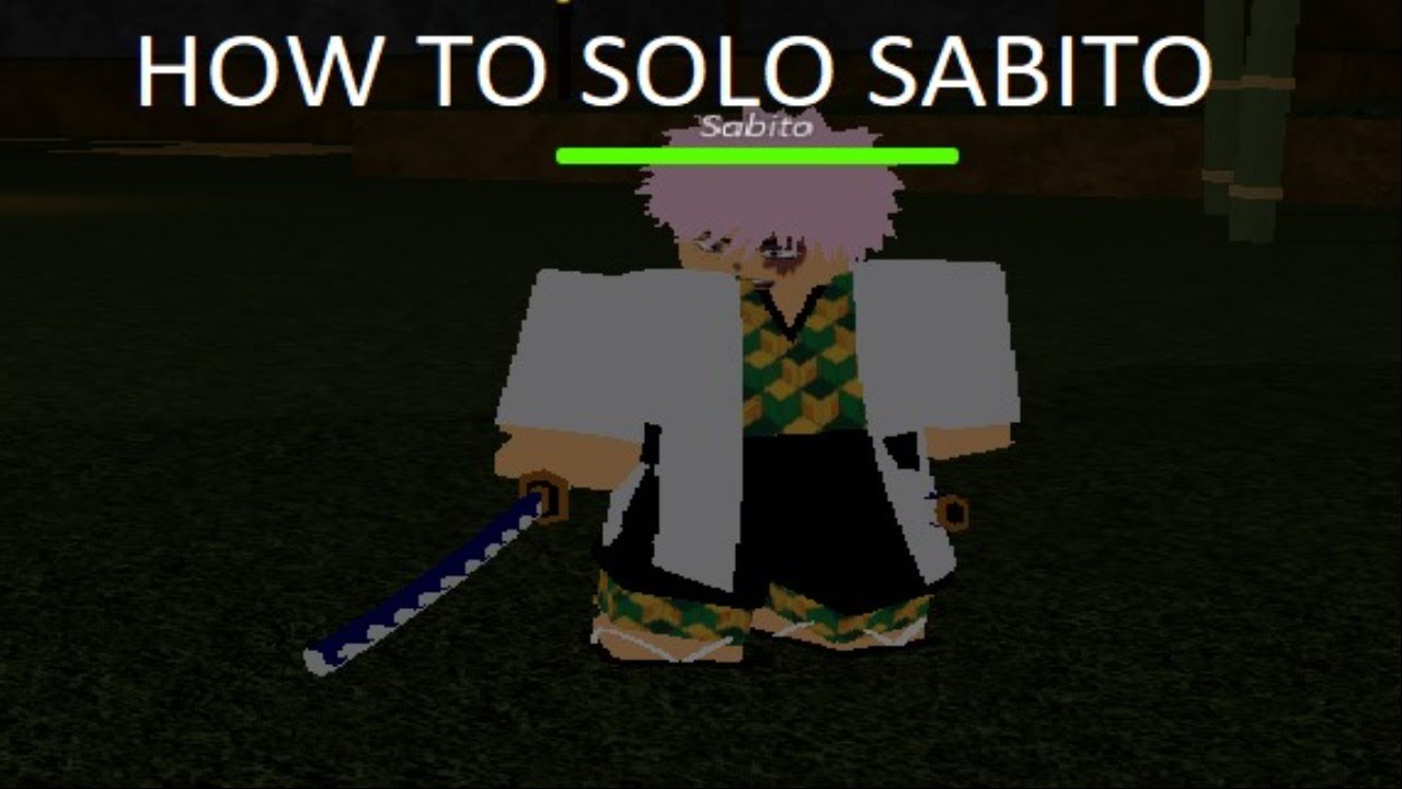 Project Slayers How To Solo Sabito Easily with Wind Breathing - YouTube