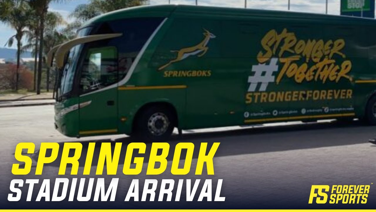 Springboks ARRIVE at Kings Park! Stadium Arrival Before Argentina Clash ...