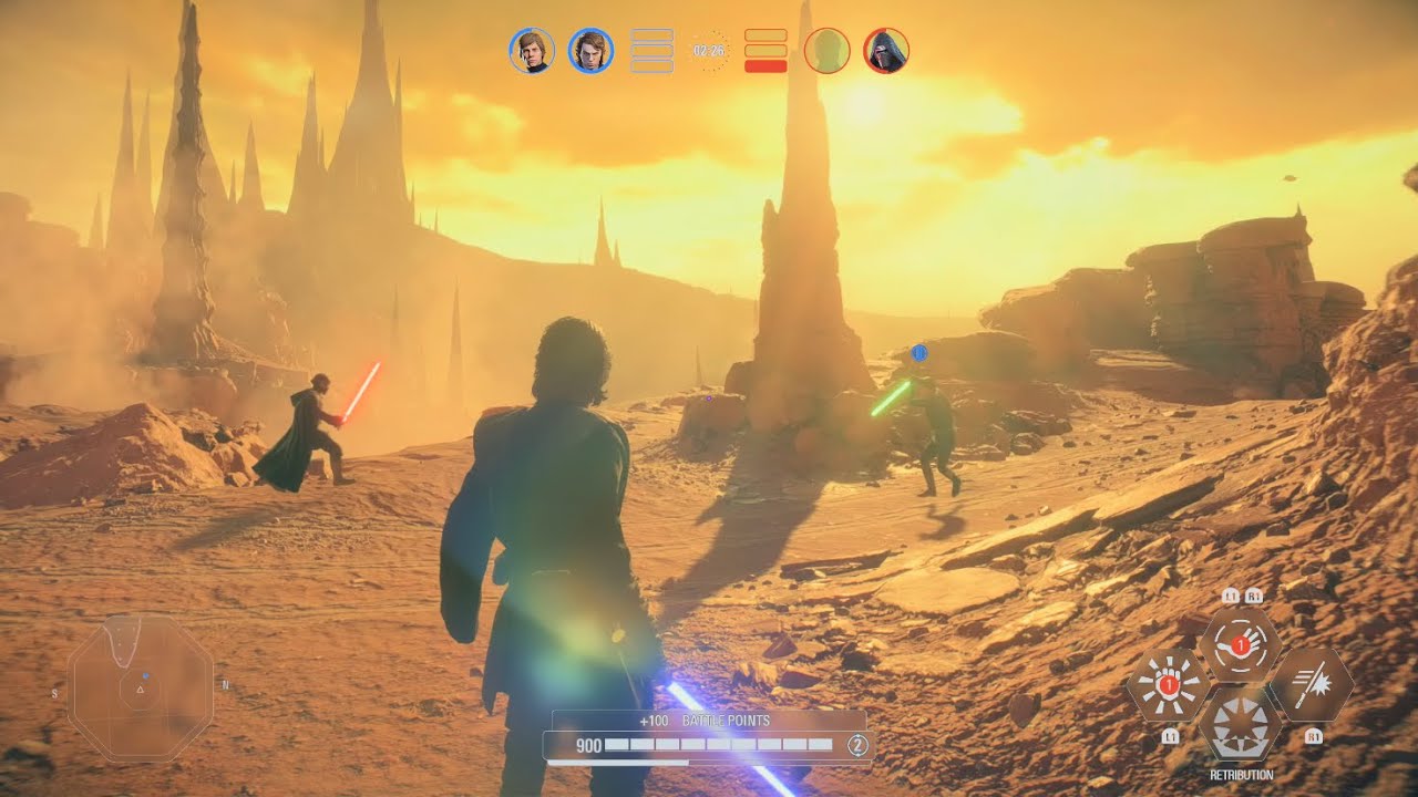 Star Wars Battlefront 2 | Hero Showdown Gameplay (No Commentary) - YouTube