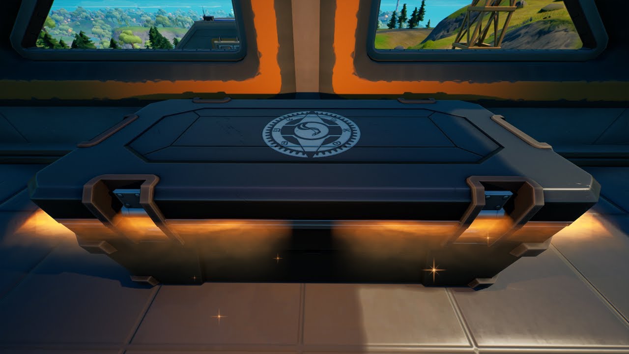 Open an IO chest at a satellite station or Corny Complex - Fortnite ...