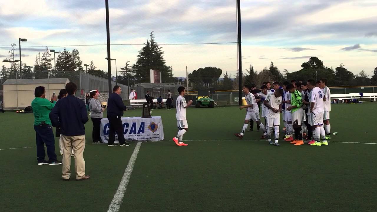 Oxnard College men's soccer CCCAA state championship medal, trophy ...