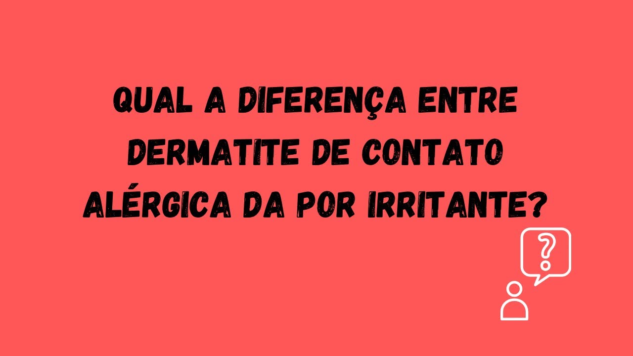 Fisiopatologia Da Dermatite De Contato Irritante