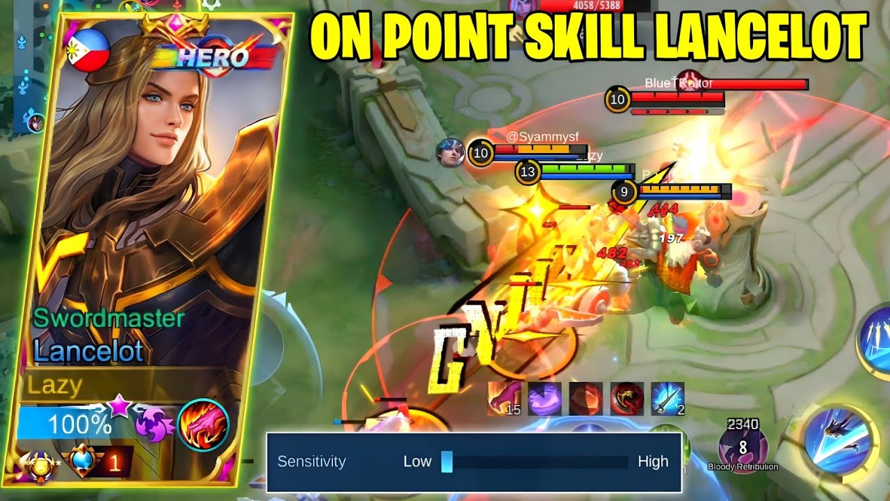 CARA BERMAIN LANCELOT 2023 GAK FAST HAND TAPI BISA MENANG! |LANCELOT ...