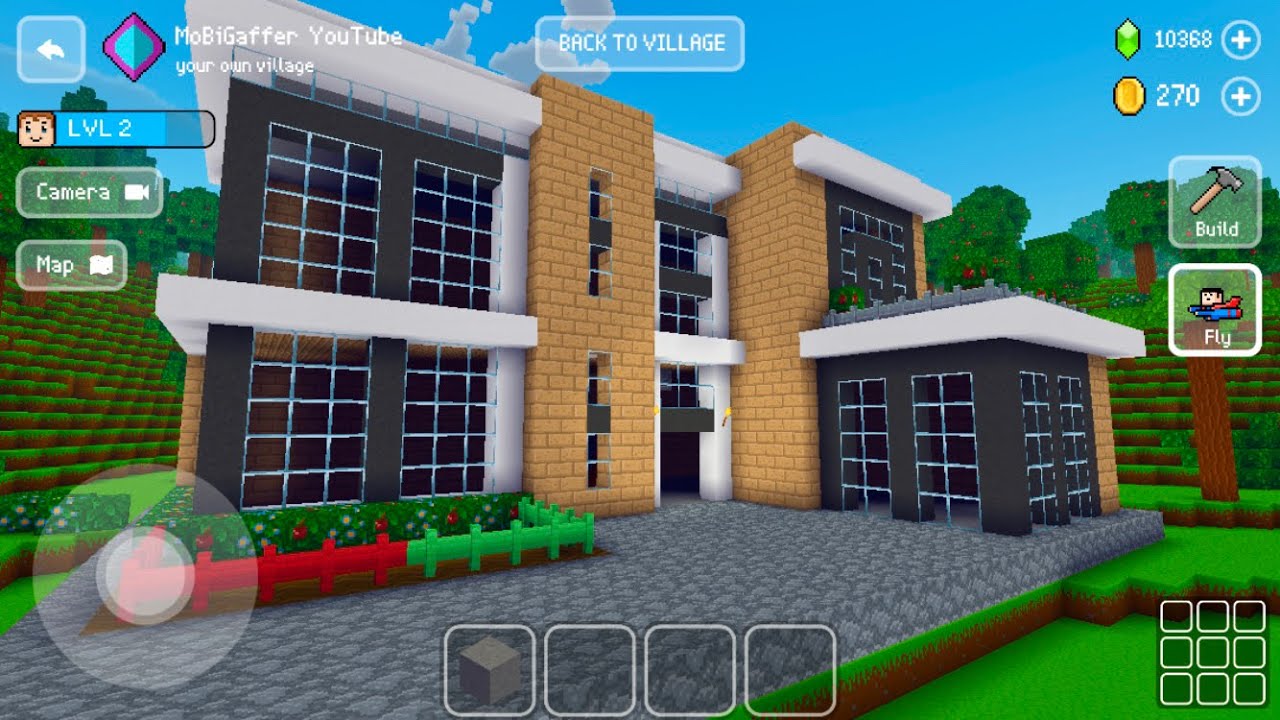 Block Craft 3D: Crafting Game #3796 | Modern House 🏠 - YouTube