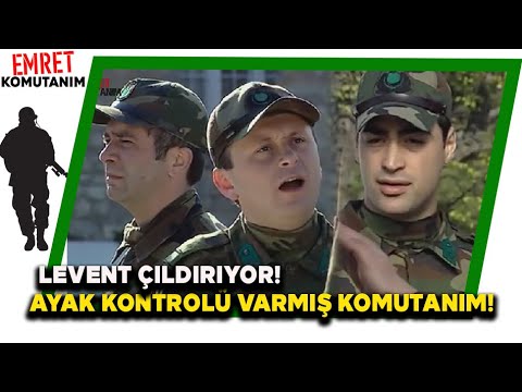 AYAK KONTROLÜ VARMIŞ KOMUTANIM! LEVENT ÇILDIRIYOR! Emret Komutanım 78. Bölüm