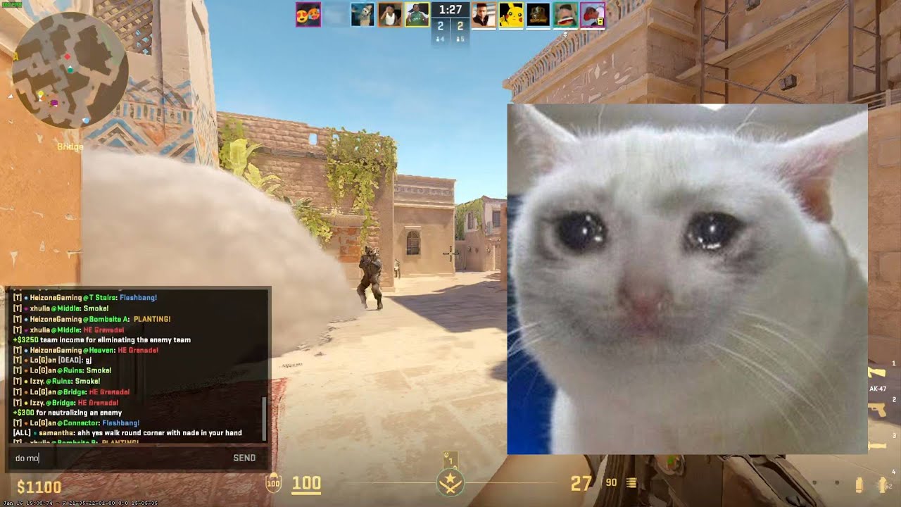 bm in all chat (cs2) - YouTube