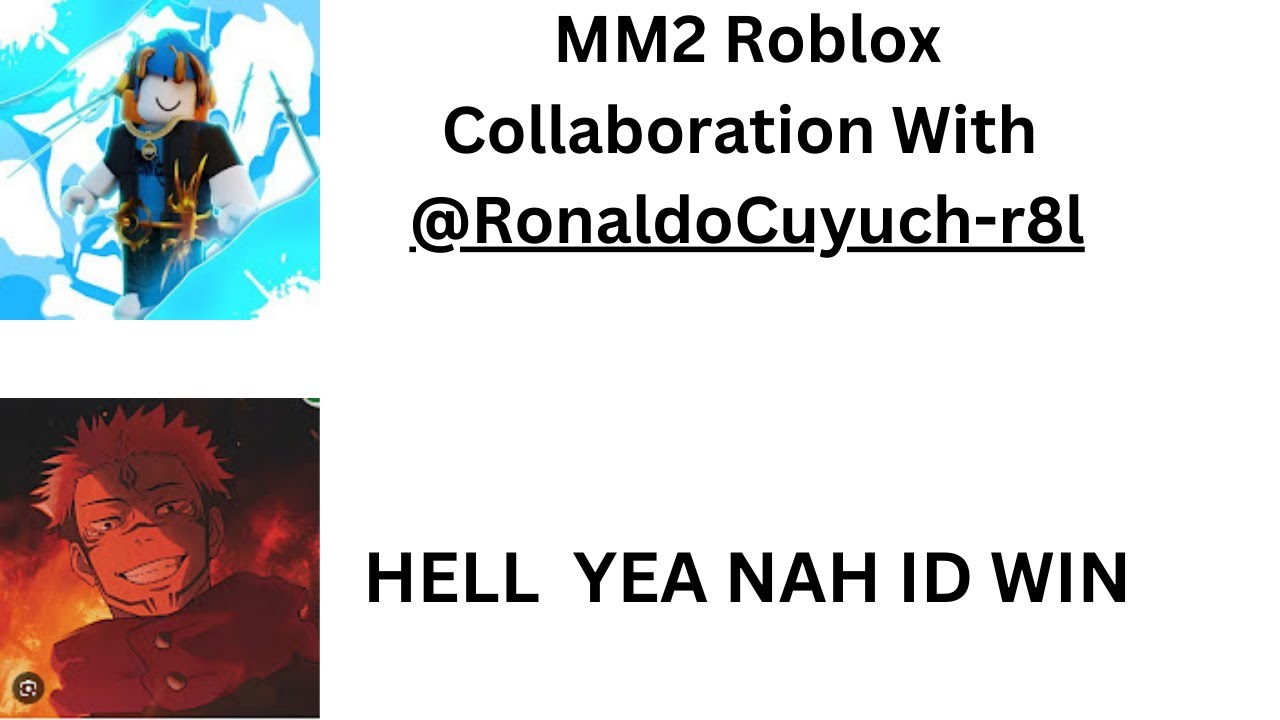 MM2 Roblox Collaboration With @RonaldoCuyuch-r8l - YouTube