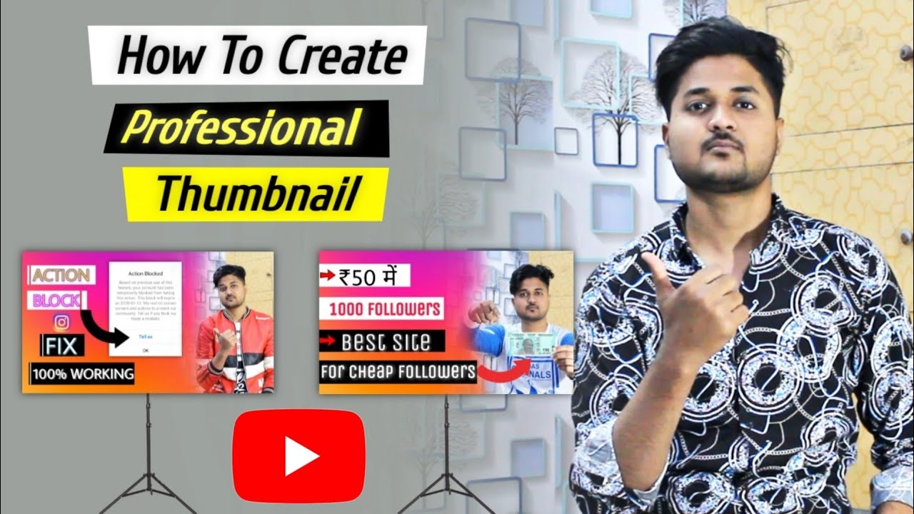 How To Make Professional Thumbnails For YouTube Videos (2021) | YouTube ...