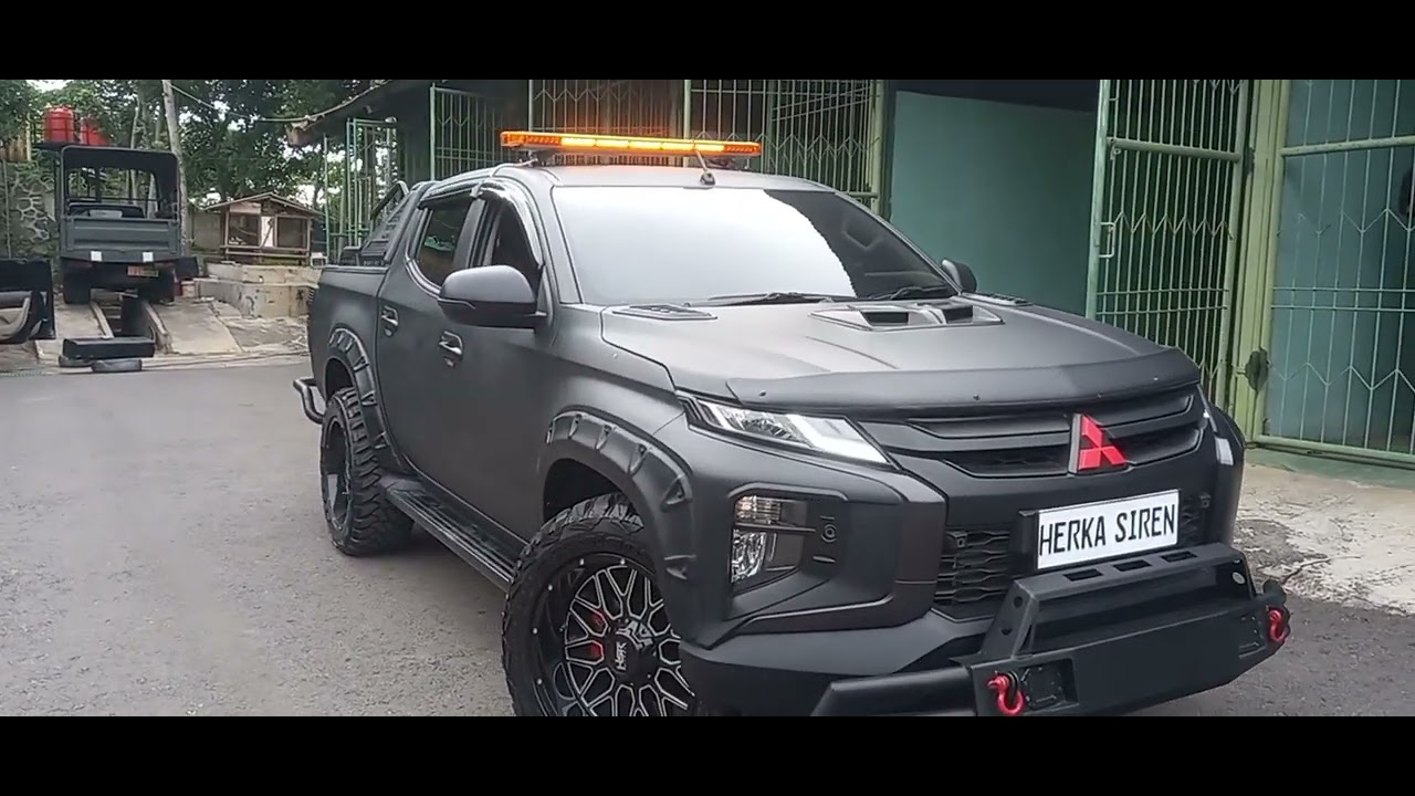 Mitsubishi Triton Patroli Security HHS Handheld 3200 #secirity #whelen ...