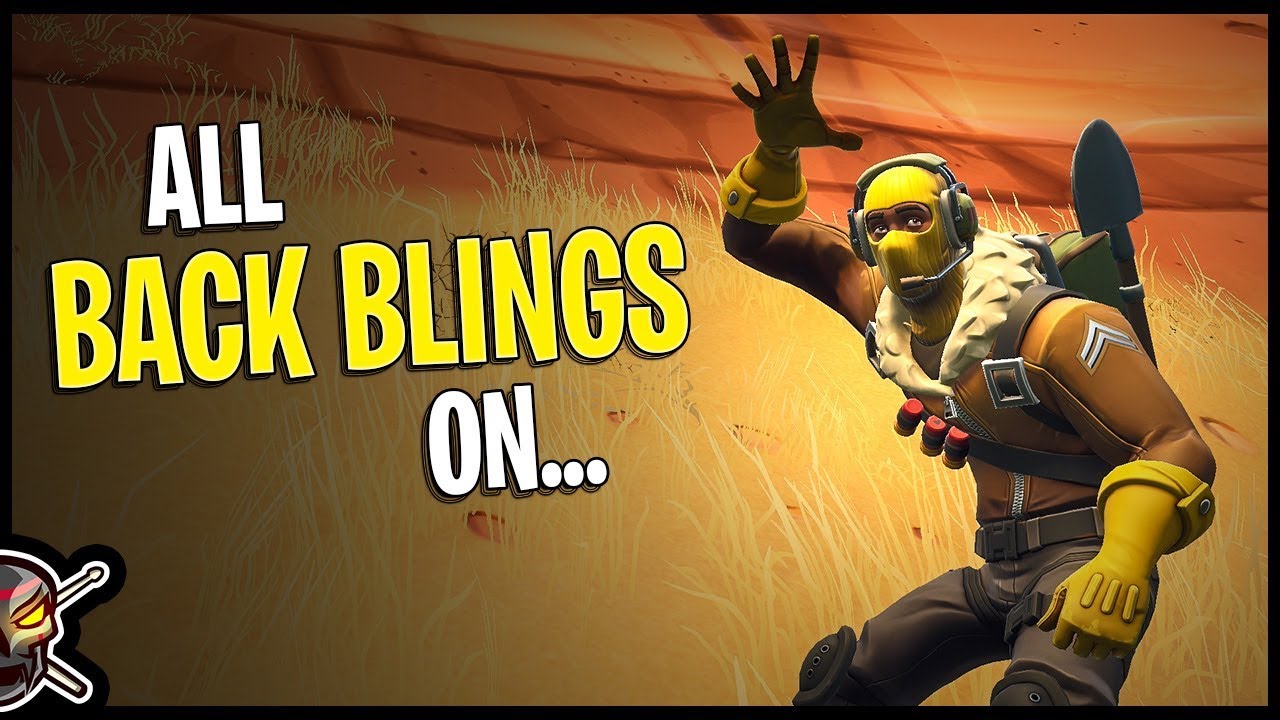 All Back Blings on Raptor - Fortnite Cosmetics - YouTube