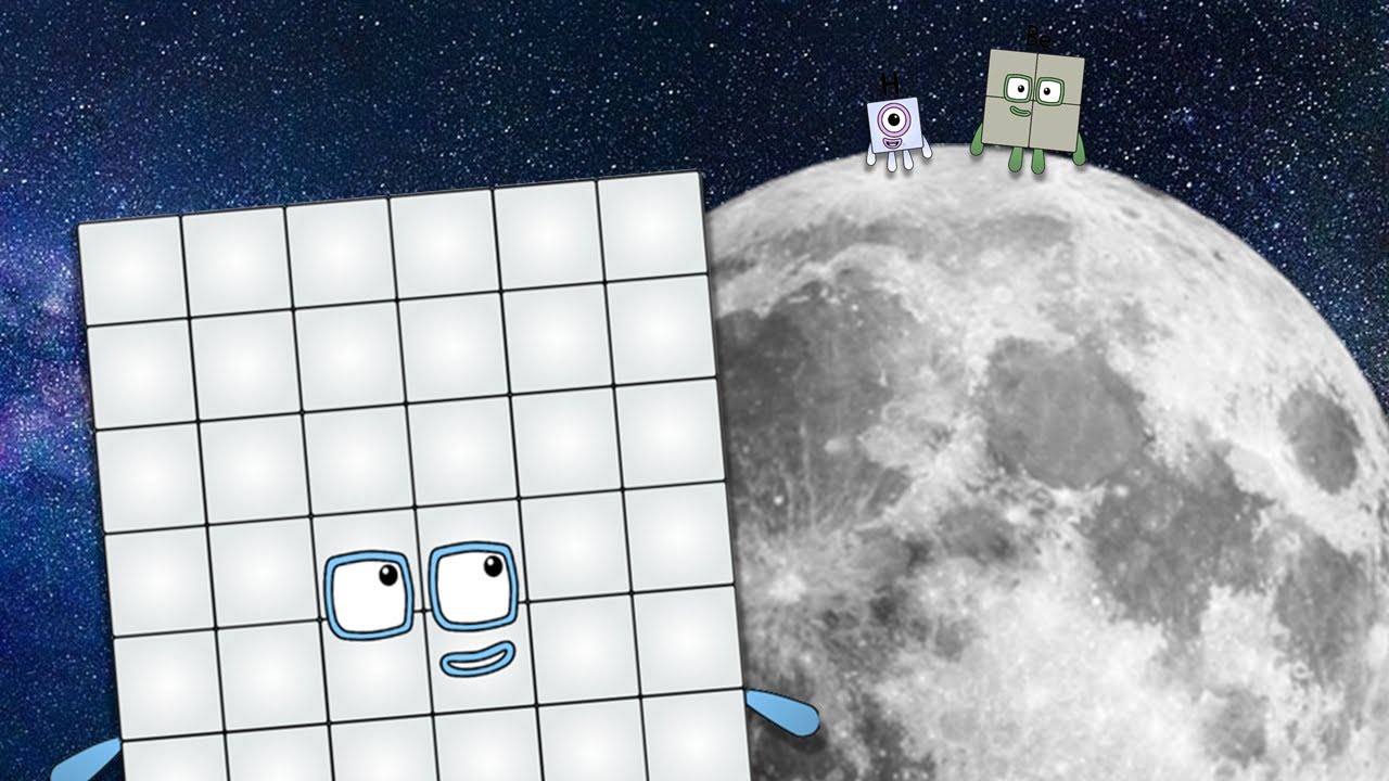 Element Blocks - Squares On The Moon! | Periodic Table - YouTube