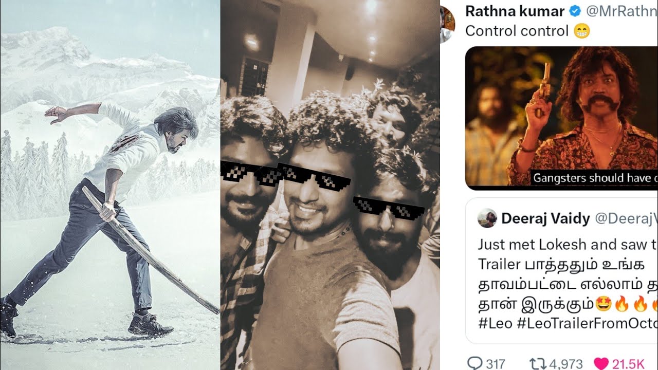 LEO Trailer 🔥- Leo Director About Leo Trailer |Thalapathy vijay |Lokesh ...