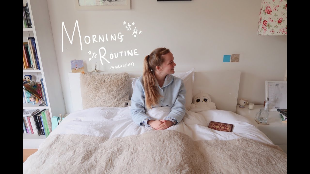 Productive Morning Routine (on a Study Day) - YouTube