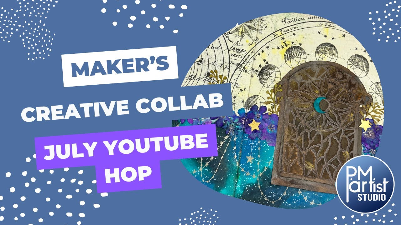 #makerscreativecollab Video Hop JULY 2023 | Art journal page show & tell - YouTube