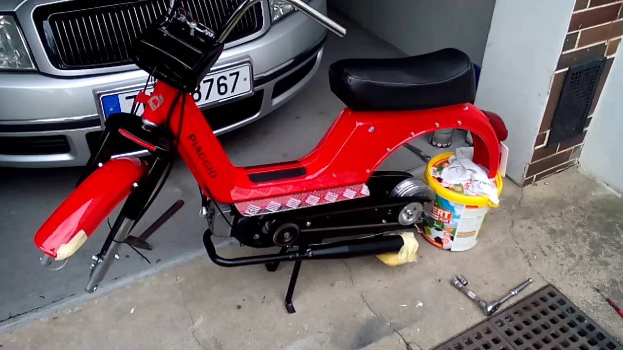 Piaggio Boxer 2 rok1975 po renovaci - YouTube