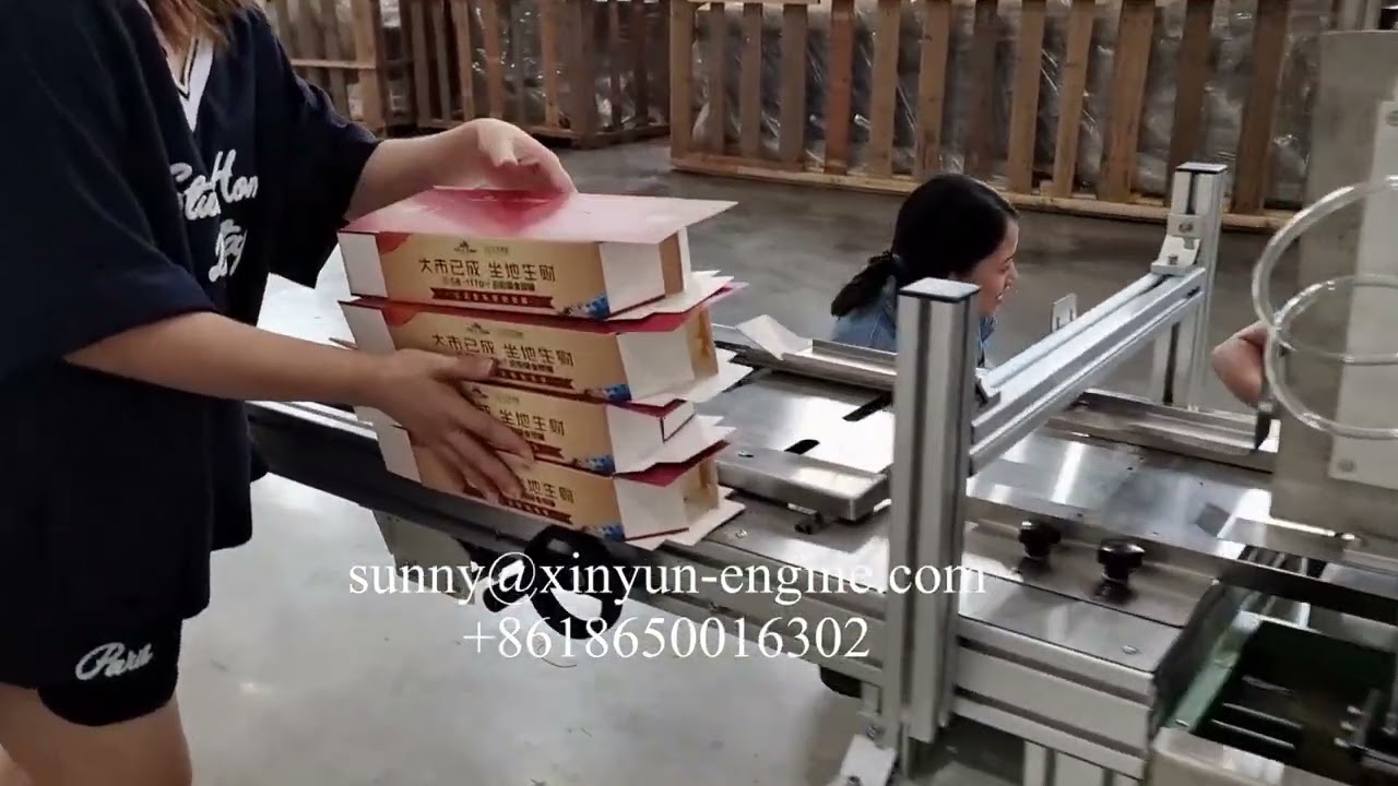 Easy operation carton box facial tissue paper folding making packing ...