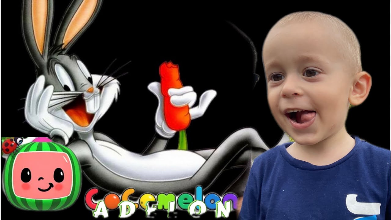 Cocomelon Adelon is afraid of the rabbit - YouTube
