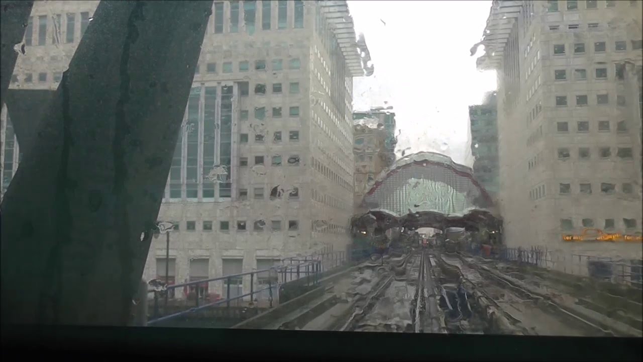 Docklands Light Railway (DLR) B07 Stock Train Ride: Lewisham to ...