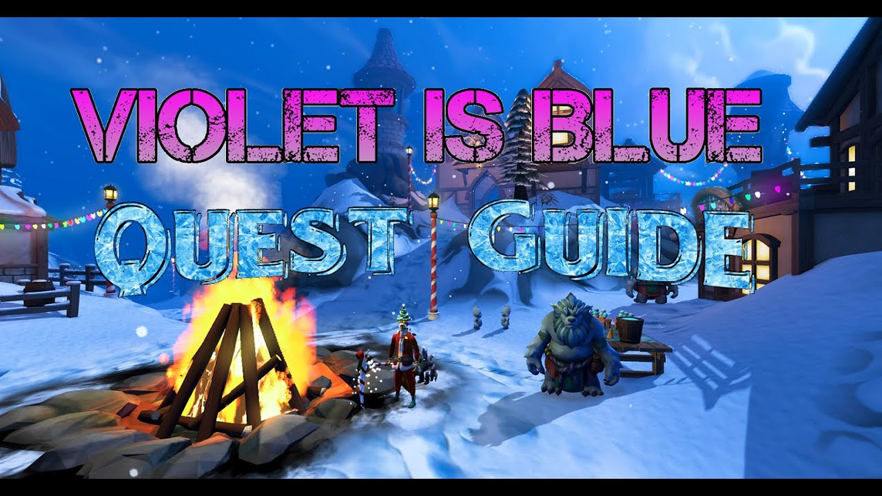 Violet is Blue - Runescape 3 | Christmas Quest Guide with Commentary ...