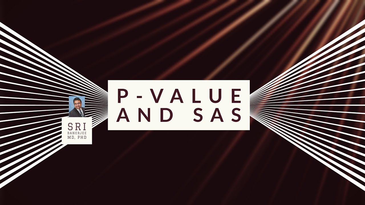 P-value and Pearson Correlation in SAS - YouTube