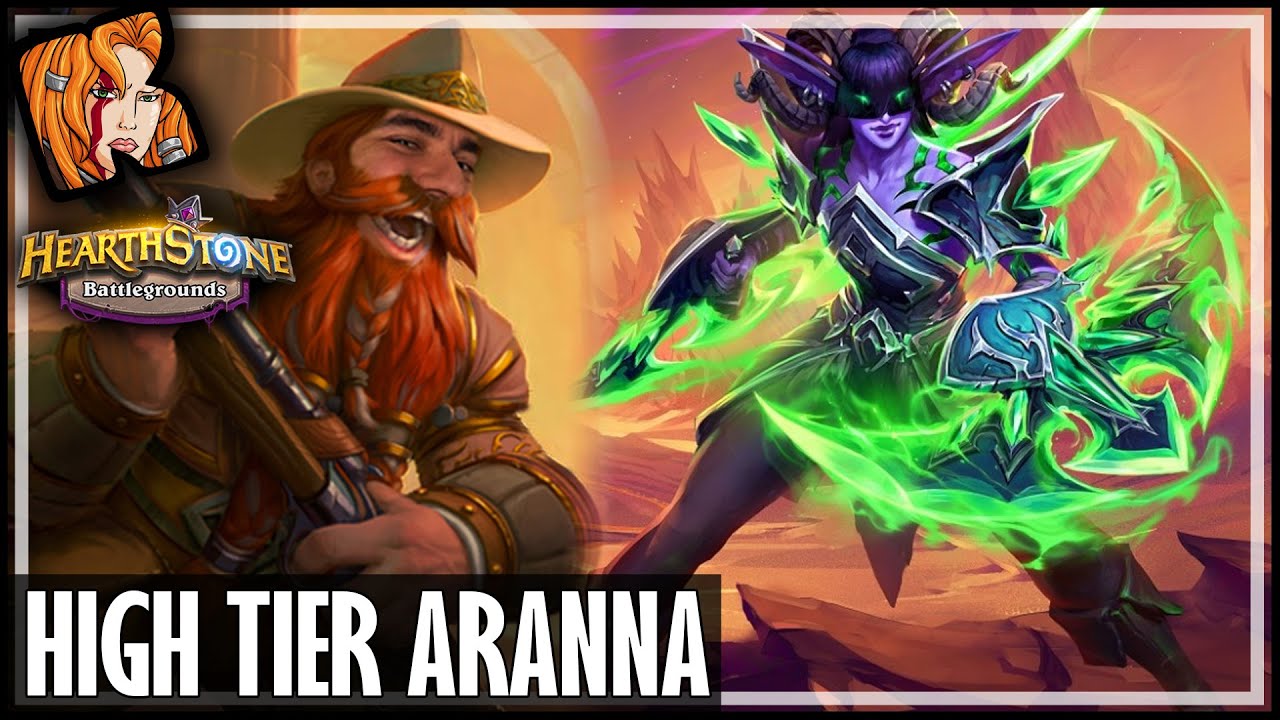 HIGH TAVERN ARANNA IS PRETTY GOOD! - Hearthstone Battlegrounds - YouTube