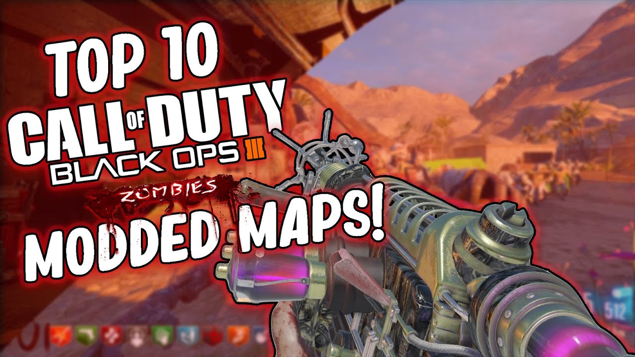 Top 10 CoD Black Ops 3 Modded Zombies Maps! - YouTube