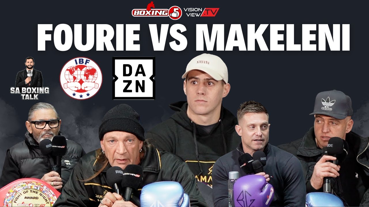 Boxing 5 Promotions Press Conference Kaine Fourie vs Siseko Makeleni ...