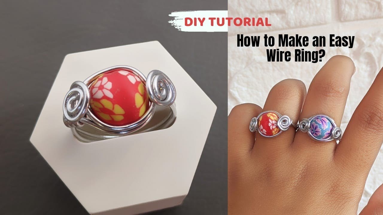 Cara Membuat Cincin Batik Dari Kawat how to make wire ring DIY easy ...