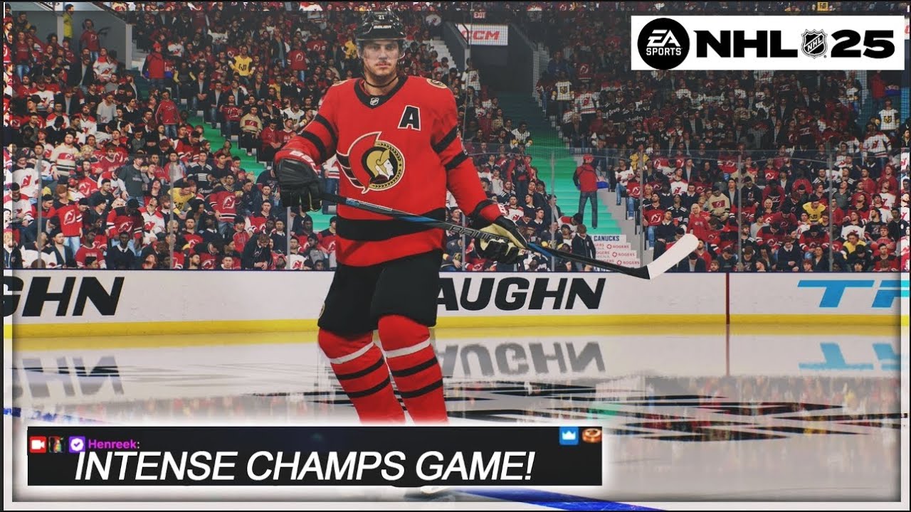 CRAZY HUT CHAMPS GAME I NHL 25 HUT - YouTube