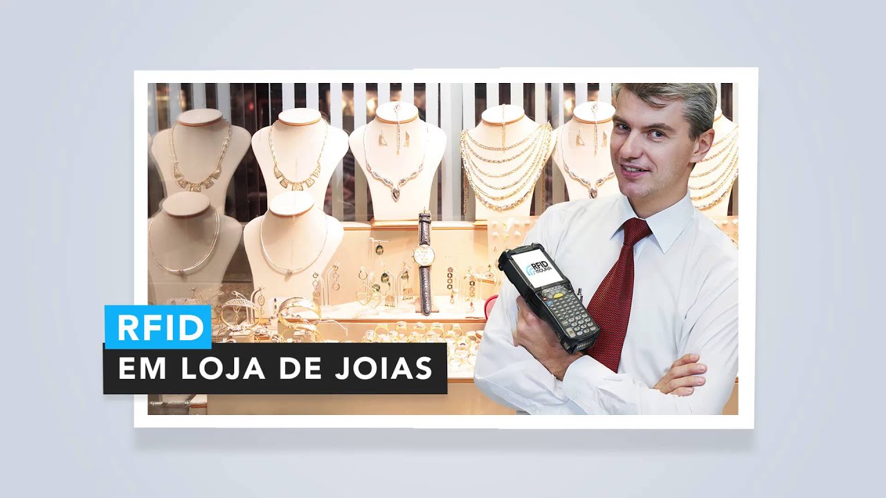 Tecnologia RFID em loja de joias - YouTube